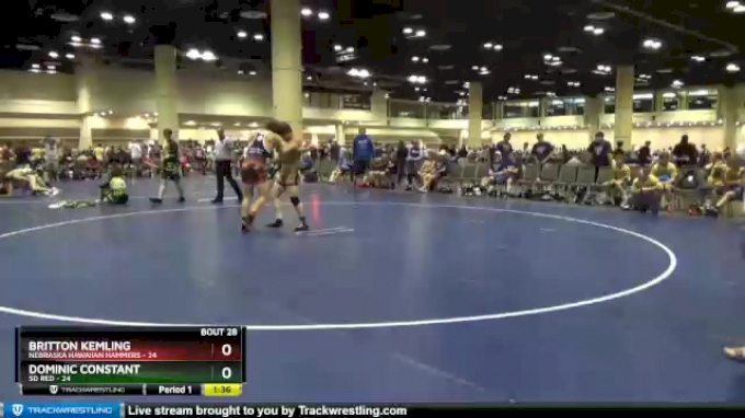 170 lbs Round 6 (10 Team) - Dominic Constant, SD Red vs Britton Kemling ...