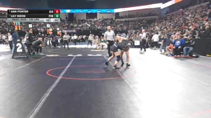 105 lbs Consi Of 16 #2 - Ann Porter, Gilroy (CC) vs Lily Dizon, Pitman (SJ)