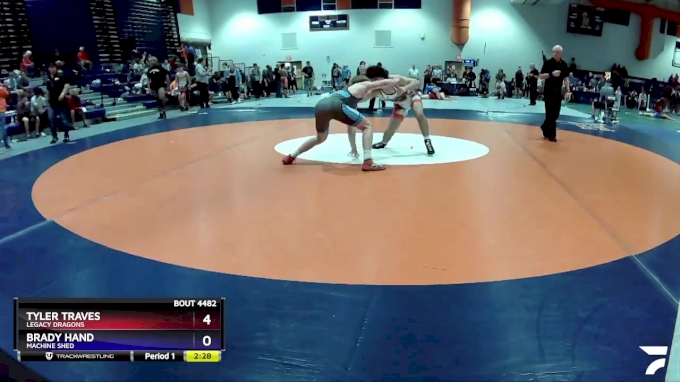 144 lbs 1st Place Match - Tyler Traves, Legacy Dragons vs Brady Hand ...