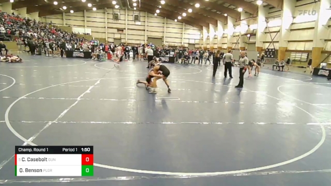 113 lbs Champ. Round 1 - Cody Casebolt, Gunnison vs Quincy Benson ...