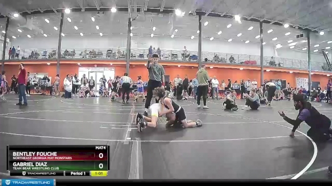 90 lbs Round 2 - Bentley Fouche, Northeast Georgia Mat Monstars vs ...