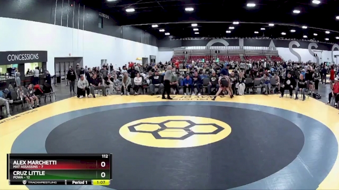 112 lbs Round 3 (8 Team) - Cruz Little, POWA vs Alex Marchetti, Mat ...