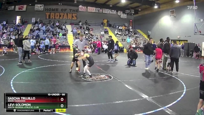 66 lbs Round 2 - Levi Solomon, South Georgia Athletic Club vs Sascha ...