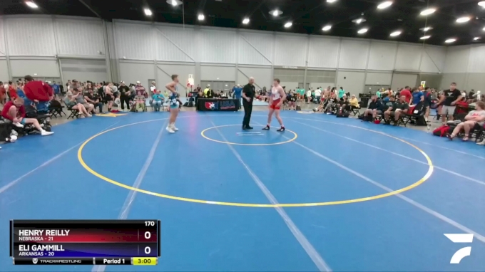 170 lbs Round 5 (6 Team) - Henry Reilly, Nebraska vs Eli Gammill, Arkansas