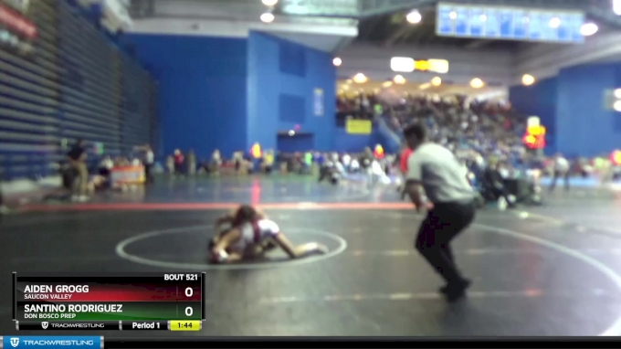 120 lbs Champ. Round 2 - Santino Rodriguez, Don Bosco Prep vs Aiden ...