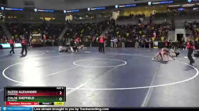 105 lbs Cons. Round 6 - Chloe Sheffield, Decorah vs Alexis Alexander ...