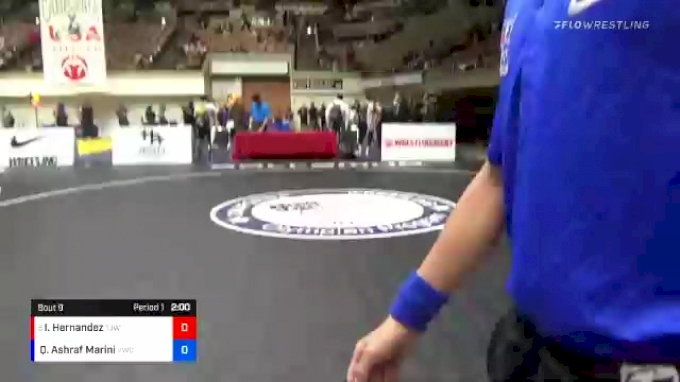 145 lbs Champ. Round 1 - Isaiah Hernandez, Trojan Jr Wrestling vs Qusai ...