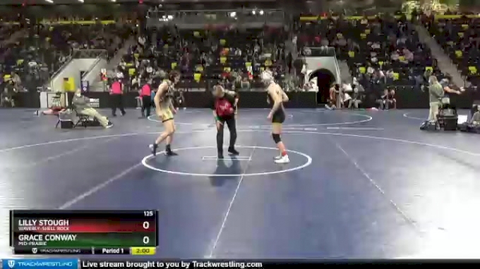 125 lbs Cons. Round 3 - Lilly Stough, Waverly-Shell Rock vs Grace ...