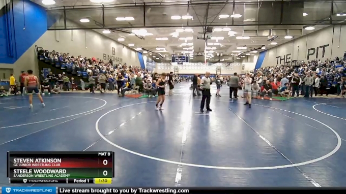120 lbs Quarterfinal - Steele Woodward, Sanderson Wrestling Academy vs ...