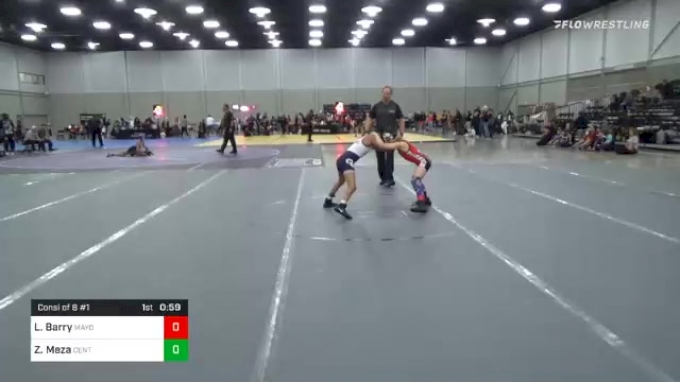 70 lbs Consolation - Logan Barry, Mayo Quanchi Judo And Wrestling Club ...