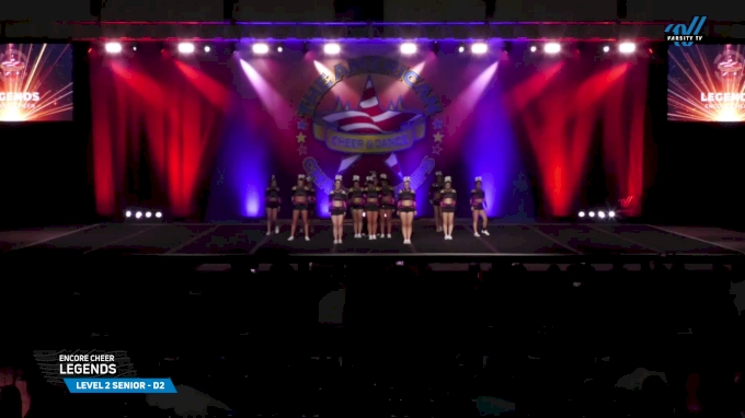 Encore Cheer - Legends [2025 L2 Senior - D2 Day 1] 2025 The American ...