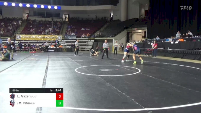 155 lbs Quarterfinal - Leilani Frazer, Santa Rosa JC (W) vs Mackenzie ...