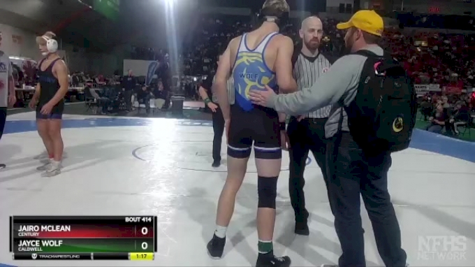 4A 152 lbs 3rd Place Match - Jairo McLean, Century vs Jayce Wolf, Caldwell