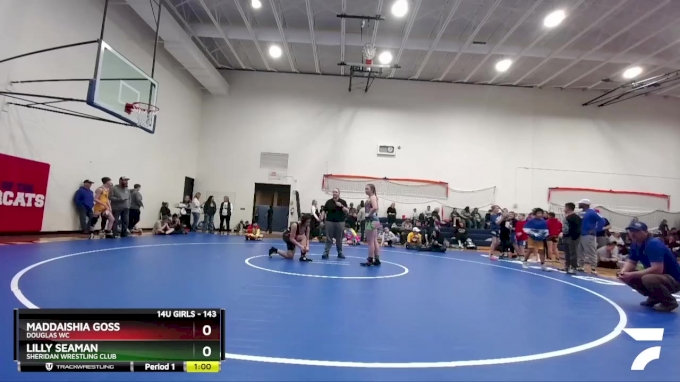 143 lbs Round 5 - Maddaishia Goss, Douglas WC vs Lilly Seaman, Sheridan ...
