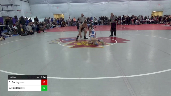 167 lbs Consolation - Dan Boring, Scottdale vs Joseph Holden, Lebanon