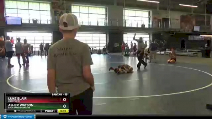 55 lbs 3rd Place Match - Asher Watson, Backyard Brawlers vs Luke Blair ...