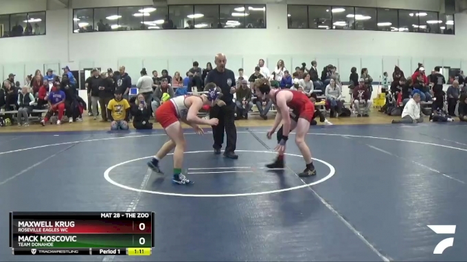 116 lbs 1st Place Match - Maxwell Krug, Roseville Eagles WC vs Mack ...