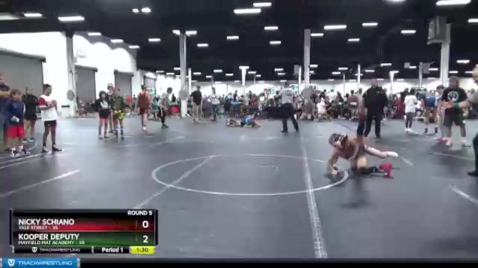 76 lbs Round 5 (8 Team) - Nicky Schiano, Yale Street vs Kooper Deputy ...