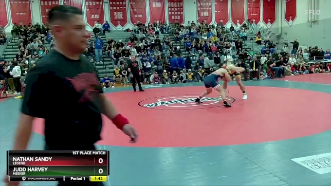 215 lbs 1st Place Match - Judd Harvey, Meeker vs Nathan Sandy, Legend