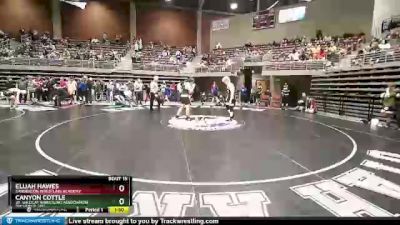 160 lbs Quarterfinal - Canyon Cottle, Jr. Wildcat Wrestling Association ...