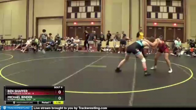 167 lbs Semis & 1st Wrestleback (8 Team) - Michael Binder, Olympia National Team vs Ben Shaffer ...