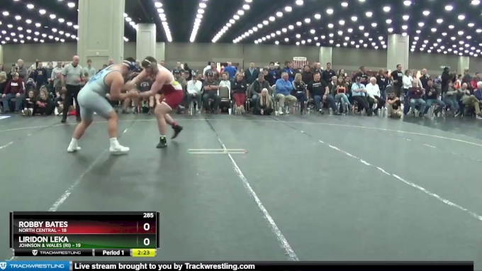 285 lbs Quarters & 1st Wb (16 Team) - Robby Bates, North Central vs ...