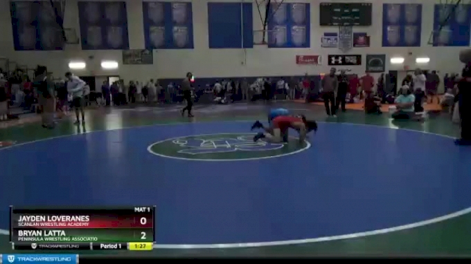 126 lbs Cons. Round 4 - Jayden Loveranes, Scanlan Wrestling Academy vs ...