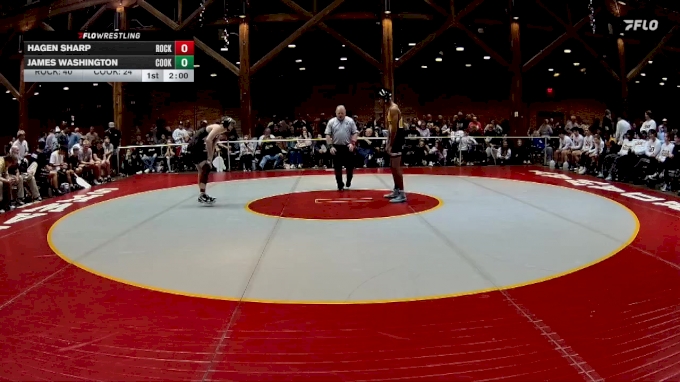 144 lbs Semis & 3rd Wb (16 Team) - Hagen Sharp, Rockmart vs James ...