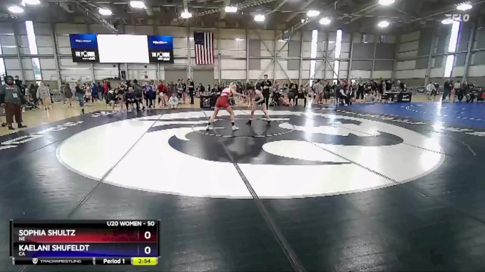 50 lbs Champ. Round 1 - Sophia Shultz, NE vs Kaelani Shufeldt, CA