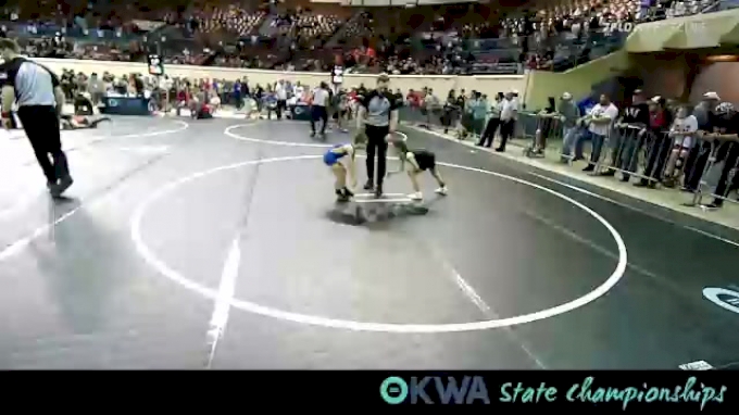 58 lbs Consi Of 8 #1 - Brynlie Hicks, Coweta Tiger Wrestling vs Axel ...