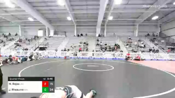 154 lbs Quarterfinal - Miguel Rojas, Team USA vs Jake Rheaume ...