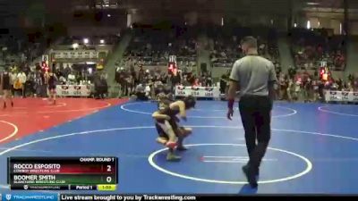 67 lbs Champ. Round 1 - Rocco Esposito, Cowboy Wrestling Club vs Boomer ...