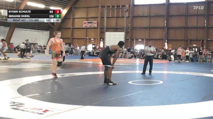 170 lbs Quarterfinal - Ryder Schulte, Red Dot Wrestling vs Ibrahim ...