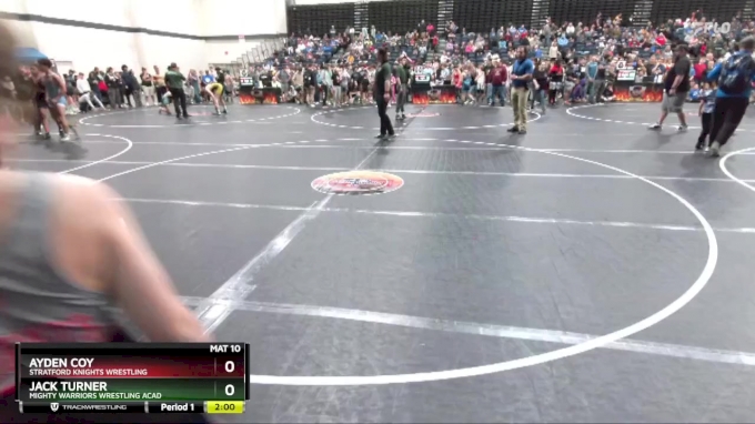 106 lbs Quarterfinal - Ayden Coy, Stratford Knights Wrestling vs Jack ...