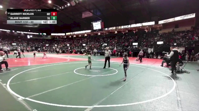 65 lbs Cons. Round 4 - Blake Barber, TAL2 vs Garrett Nicklos, HHY1