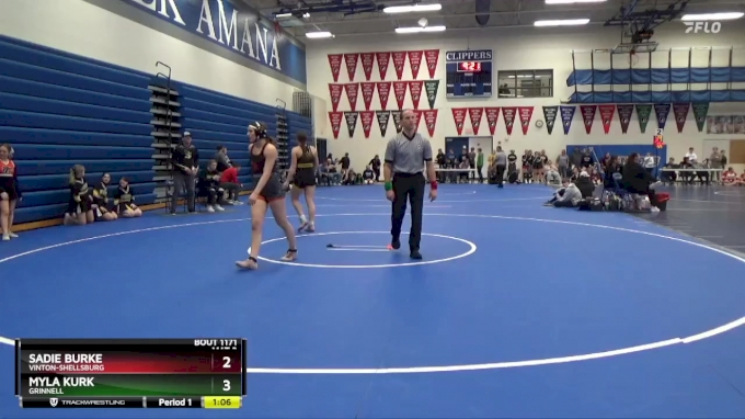 145 lbs 5th Place Match - Addison Burger, West Delaware, Manchester vs ...