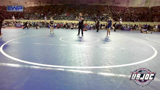 98 lbs Round Of 32 - Jericho Burkart, Coweta Tiger Wrestling vs Kayden ...