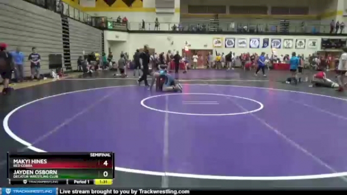 187 lbs Semifinal - Makyi Hines, Red Cobra vs Jayden Osborn, Decatur ...