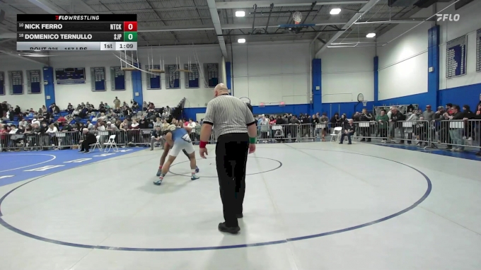 157 lbs Consi Of 8 #1 - Nick Ferro, Natick vs Domenico Ternullo, Saint ...