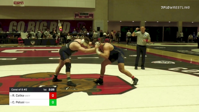 285 lbs Consi Of 8 #2 - Ryan Catka, Navy vs Cenzo Pelusi, Franklin ...