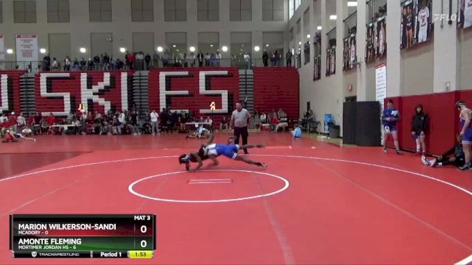 120 lbs Quarters & Wb (16 Team) - Amonte Fleming, Mortimer Jordan HS vs ...