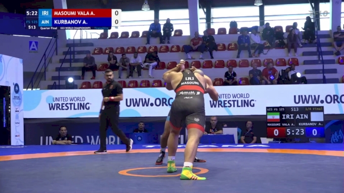 125 kg 1/4 Final - Amirreza Masoumi Valadi, Iran vs Jonovan Smith ...