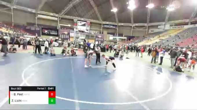 152 lbs Cons. Semi - Brayden Peet, Greg Gomez Trained Wrestling vs Zane ...