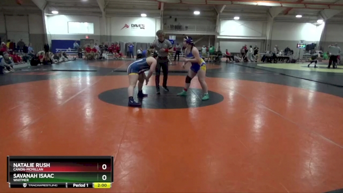 190 lbs 1st Place Match - Savanah Isaac, WHITMER vs Natalie Rush, Canon ...