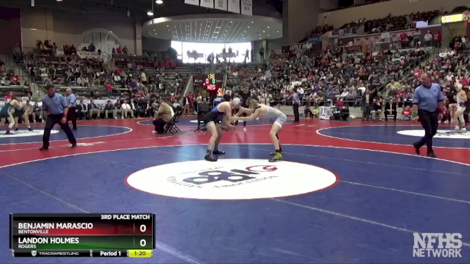 6A 138 lbs 3rd Place Match - Benjamin Marascio, Bentonville vs Landon ...