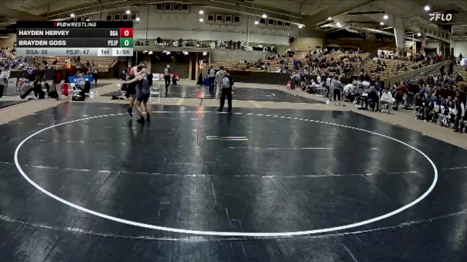 144 lbs Placement (4 Team) - Hayden Hervey, Battle Ground Academy vs ...