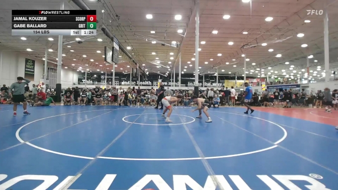 154 lbs Rr Rnd 3 - Jamal Kouzer, Scorpions - HSC vs Gabe Ballard, Grit ...