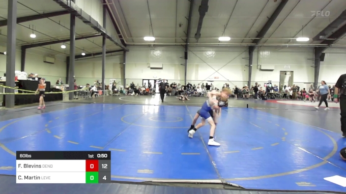 60 lbs Rr Rnd 2 - Finley Blevins, Dendy Trained Wrestling vs Connor ...