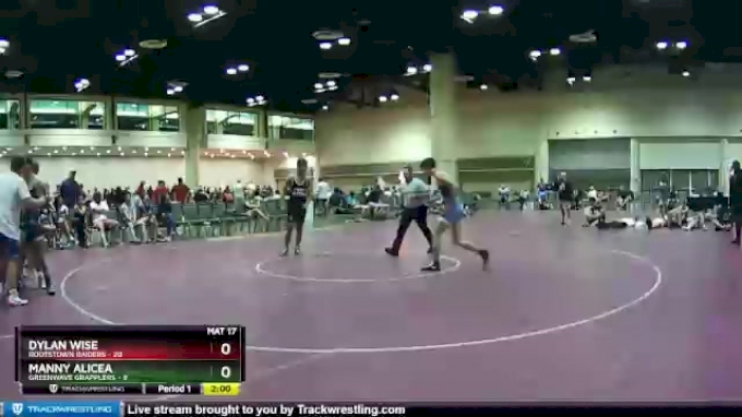 145 lbs Round 6 (8 Team) - Dylan Wise, Rootstown Raiders vs Manny ...