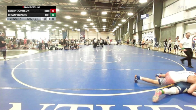 182 lbs Rr Rnd 2 - Emery Johnson, Camp Reynolds vs Brian Vickers, Team ...